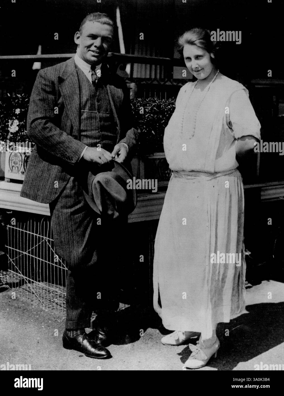 British Heavyweight Champion and Fiancee -- The first photographs to be ...