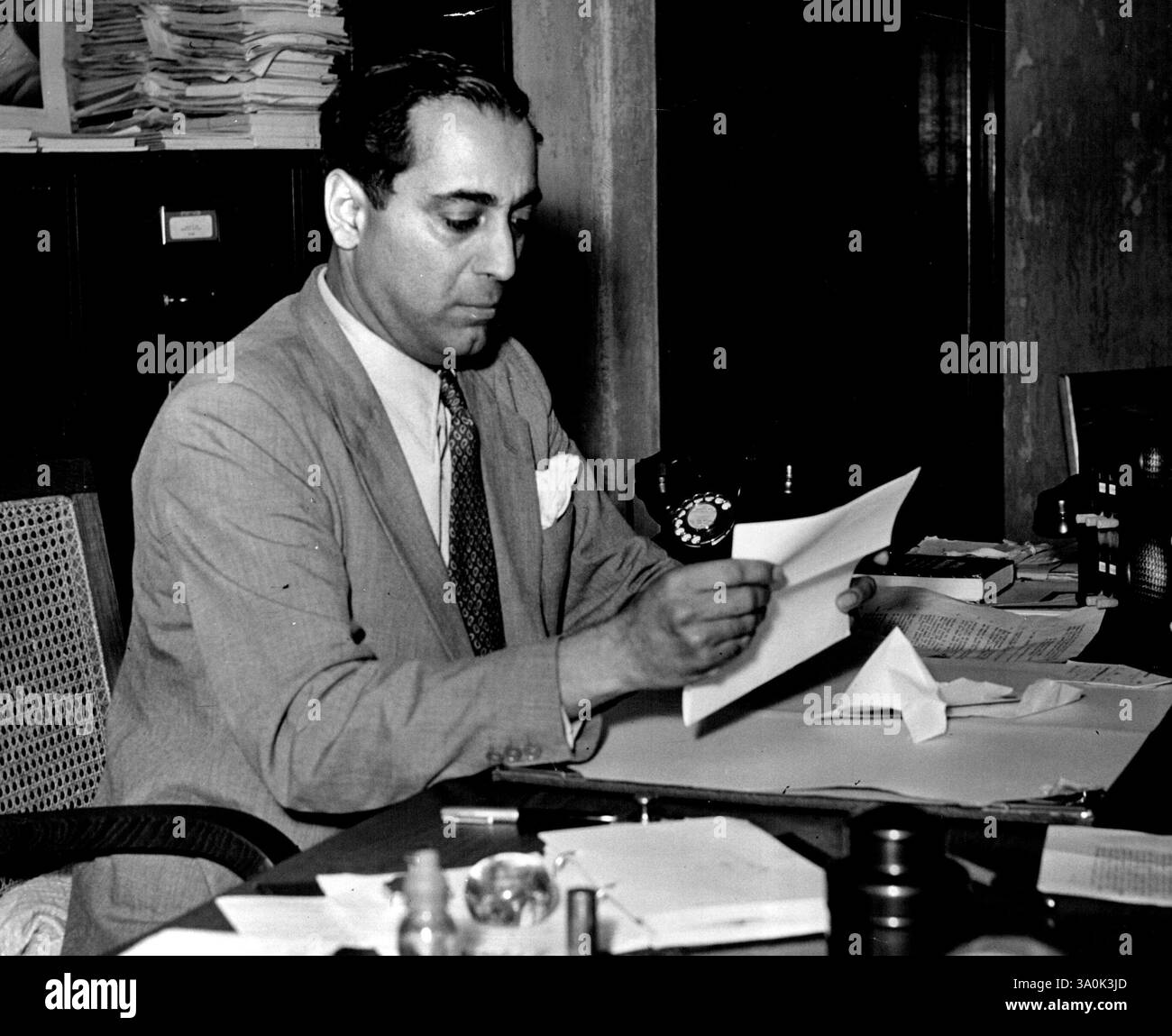Dr. Homi J. Bhabha - A portrait of Dr. Homi Jehangir Bhabha, taken in ...
