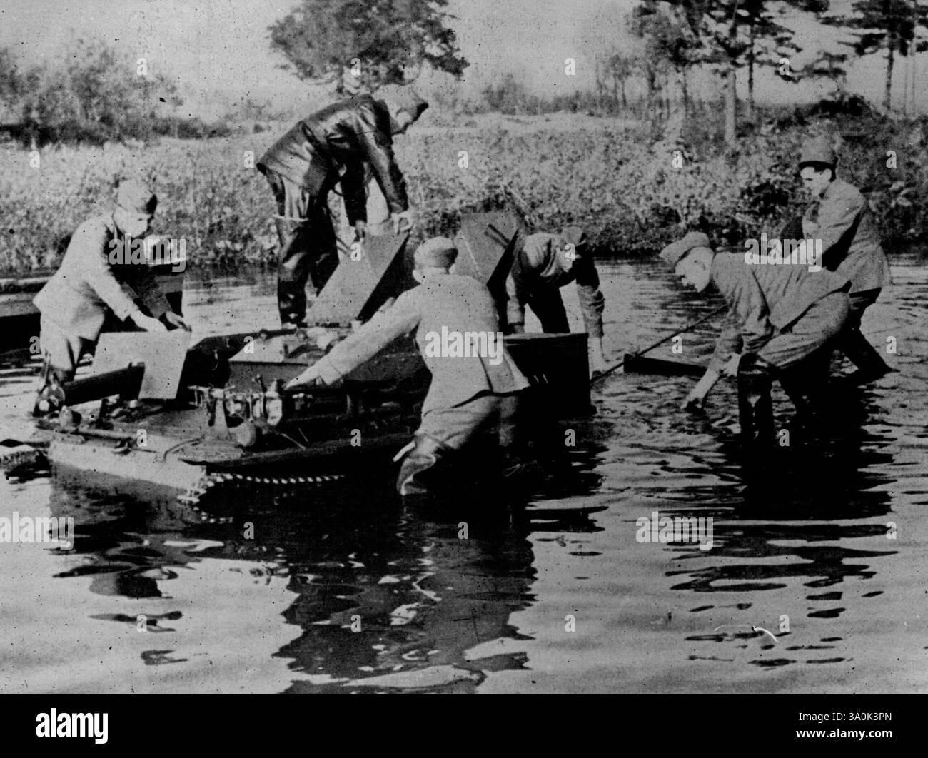 Hitler Invades Belgium, Holland And Luxembourg. A light dutch tank in ...