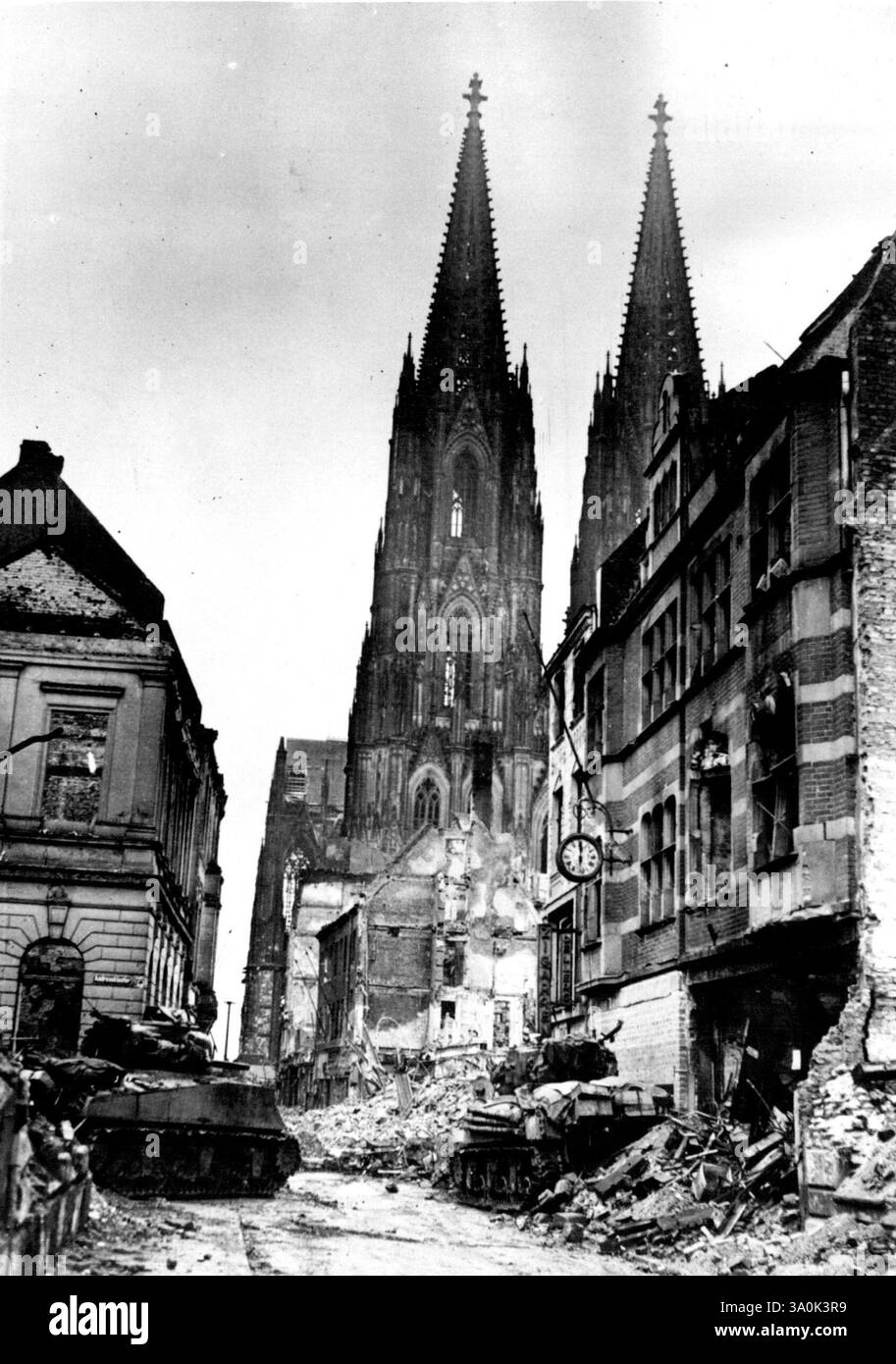 Still There... The Towers Of Cologne Cathedral Stands Undamaged -- The ...