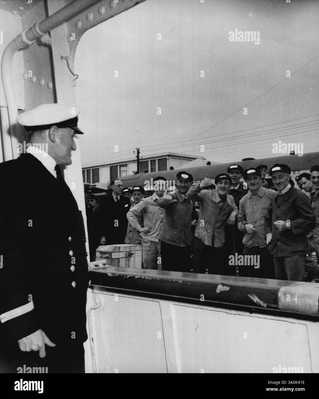 Porters at the Calais dock know Reg Hart well, after his forty years of ...
