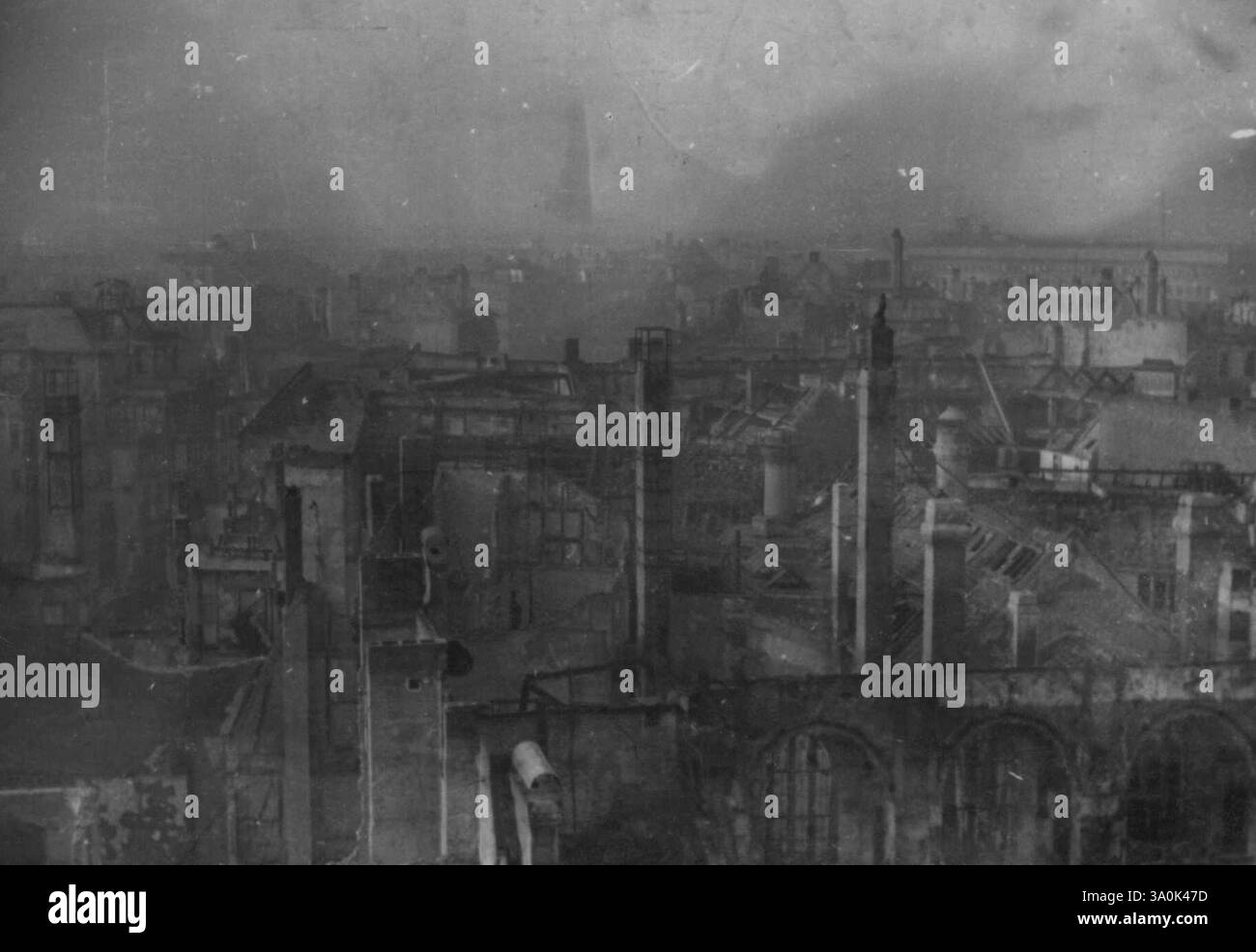 The Last Days Of Berlin -- Smoke and bombed out buildings remain in ...