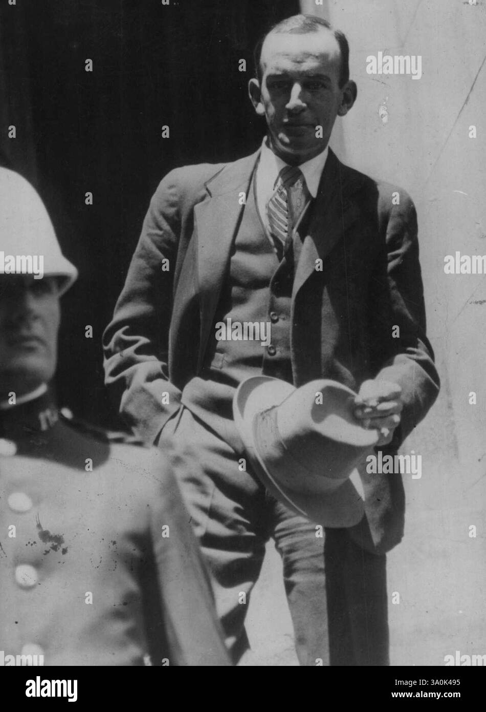 Bayley leaving the court, completely unmoved by preliminary inquiries ...