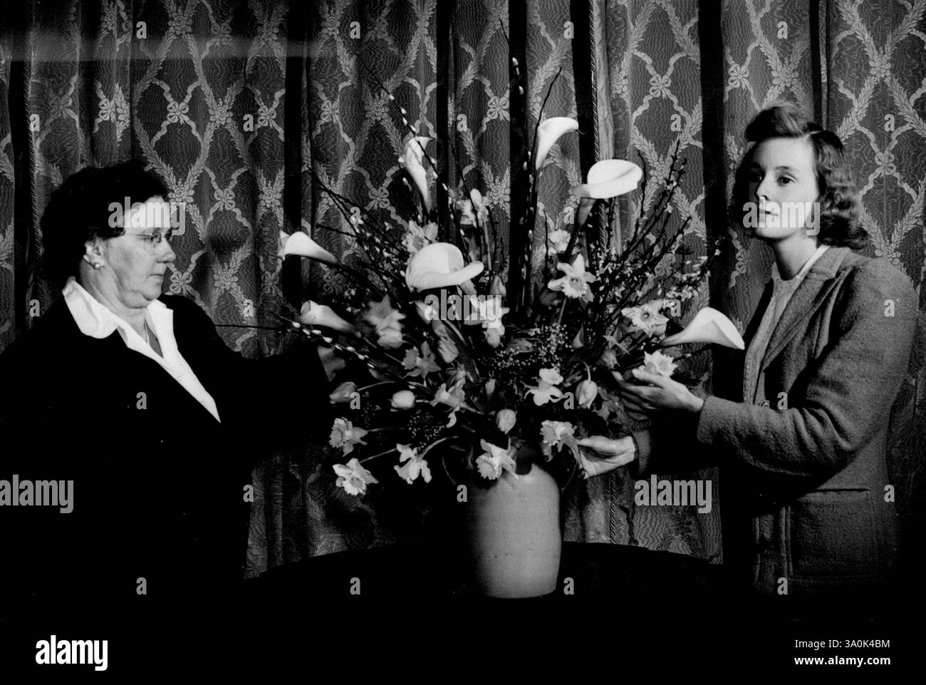 New Australian Minister At Home -- Mrs. Beasley and June, who is 16 ...