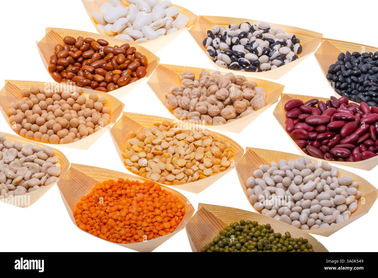 bean mix isolated on white background Stock Photo - Alamy