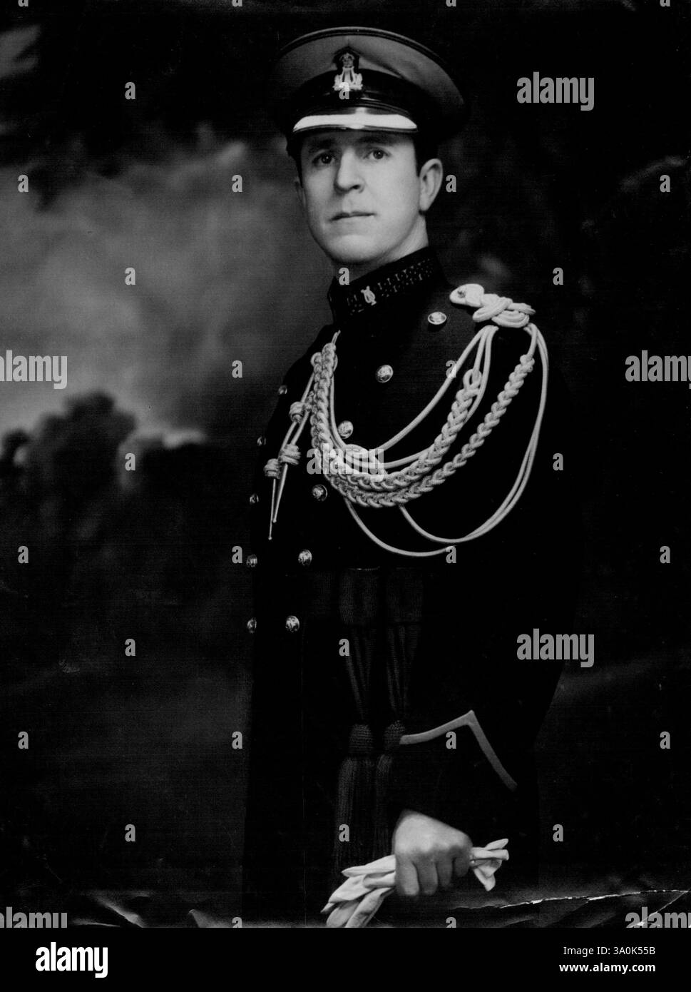 Jack Becker, resplendent in his uniform as leader of the Adelaide Boys ...