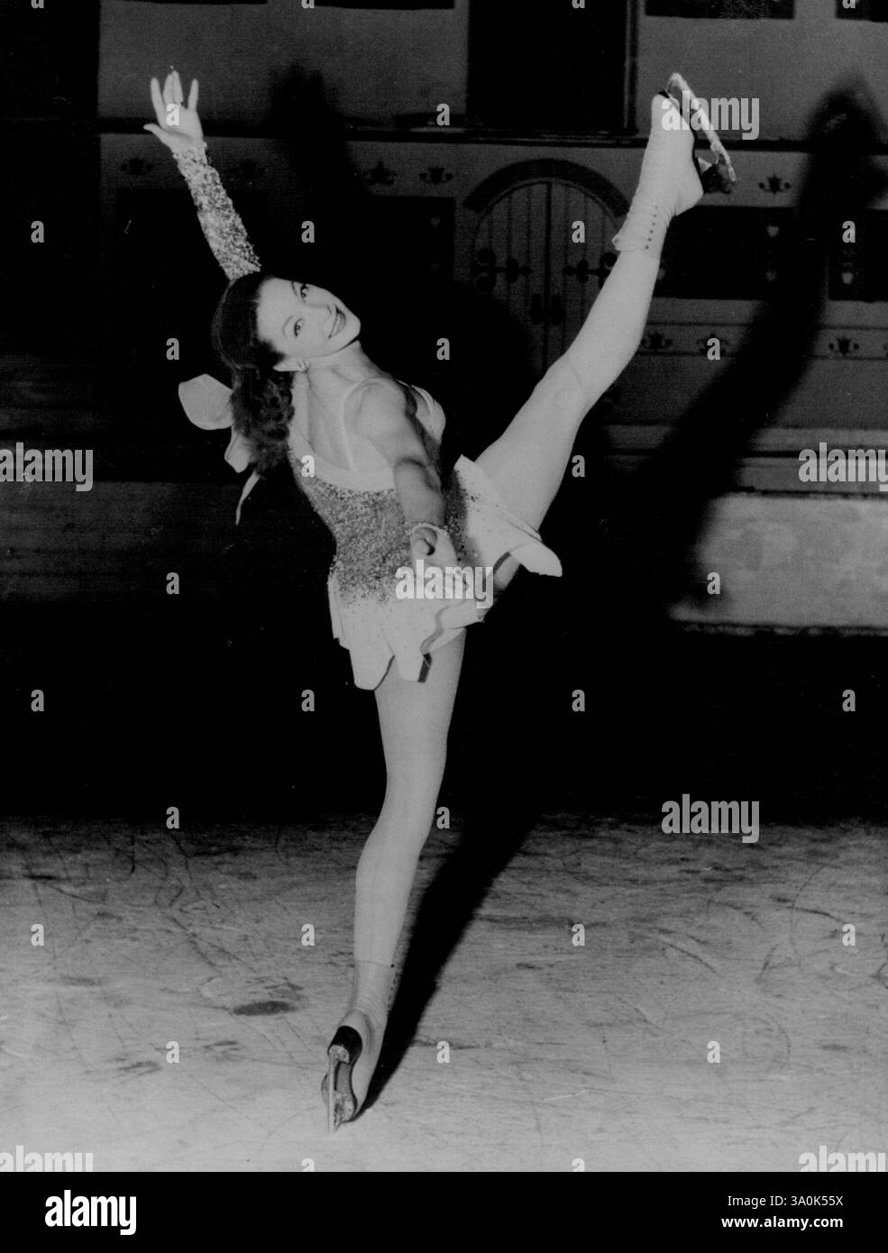 Ice Star Kicks out -- High Kicking is not just chorus girls work as ice ...