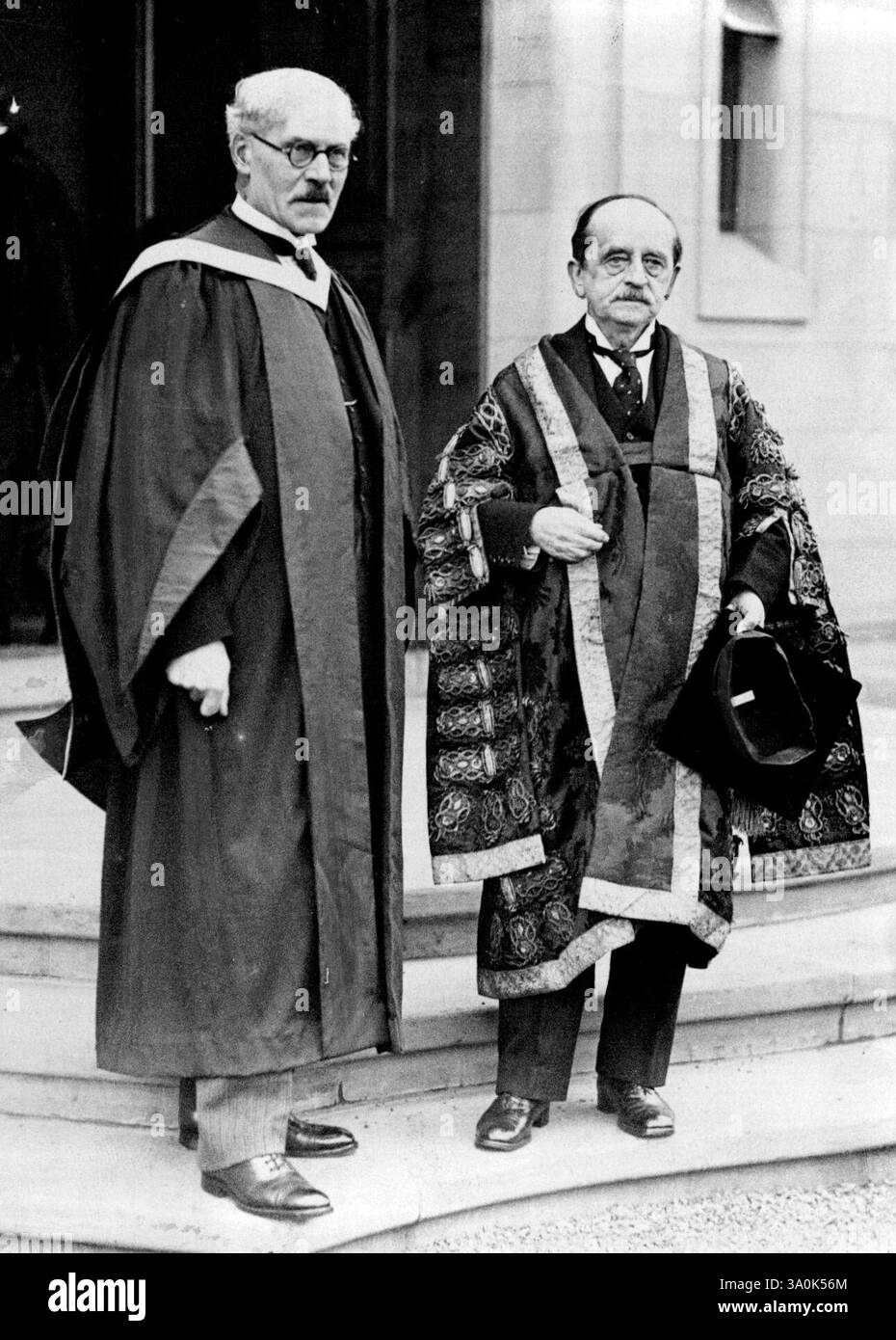 Two Notable Personages -- Sir James Barrie with Mr. Ramsay Macdonald ...