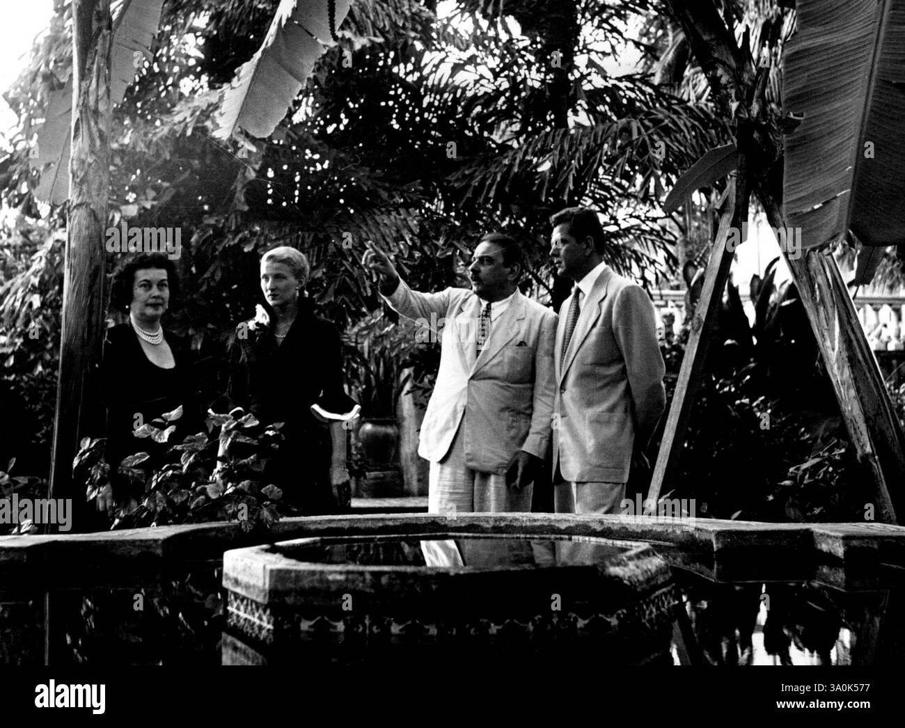 Governor Luis Munoz-Marin and wife receive Avises at La Fortaleza, 311 ...