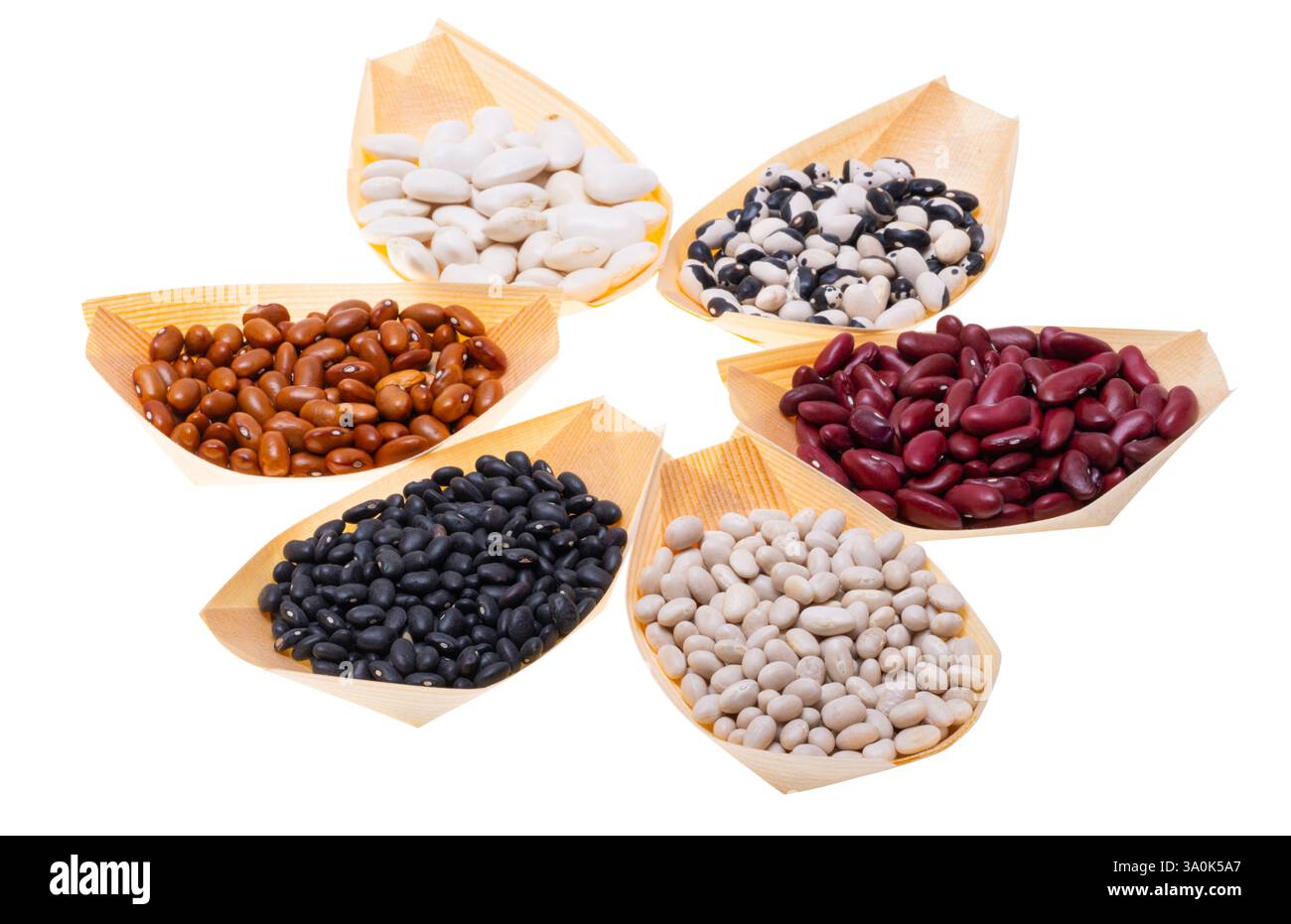 bean mix isolated on white background Stock Photo - Alamy