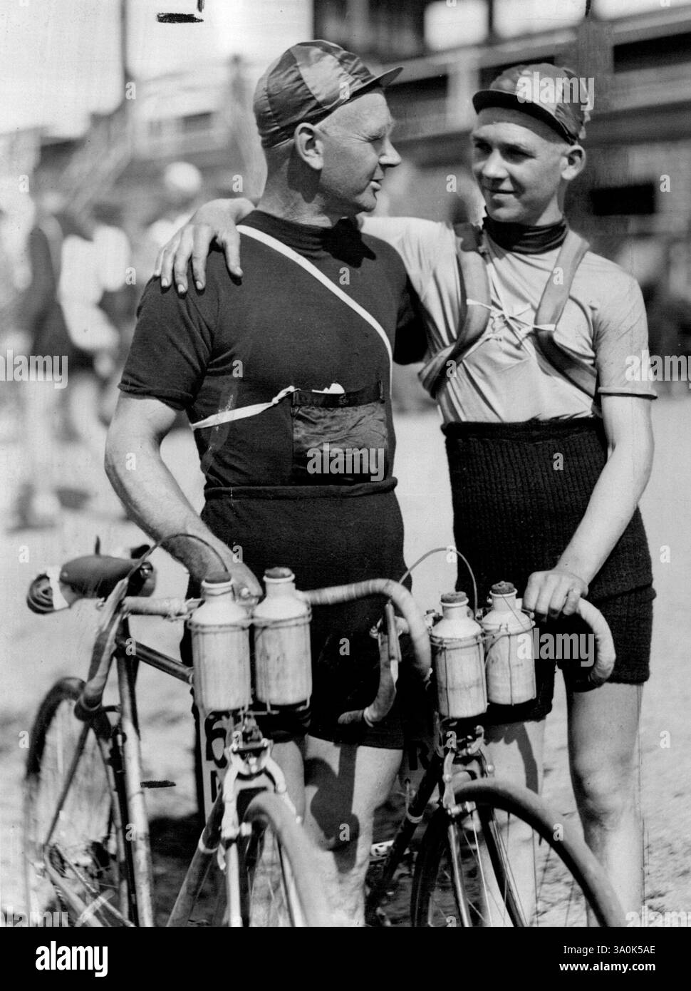 Below are the oldest and youngest competitors, father and son -- J. J ...