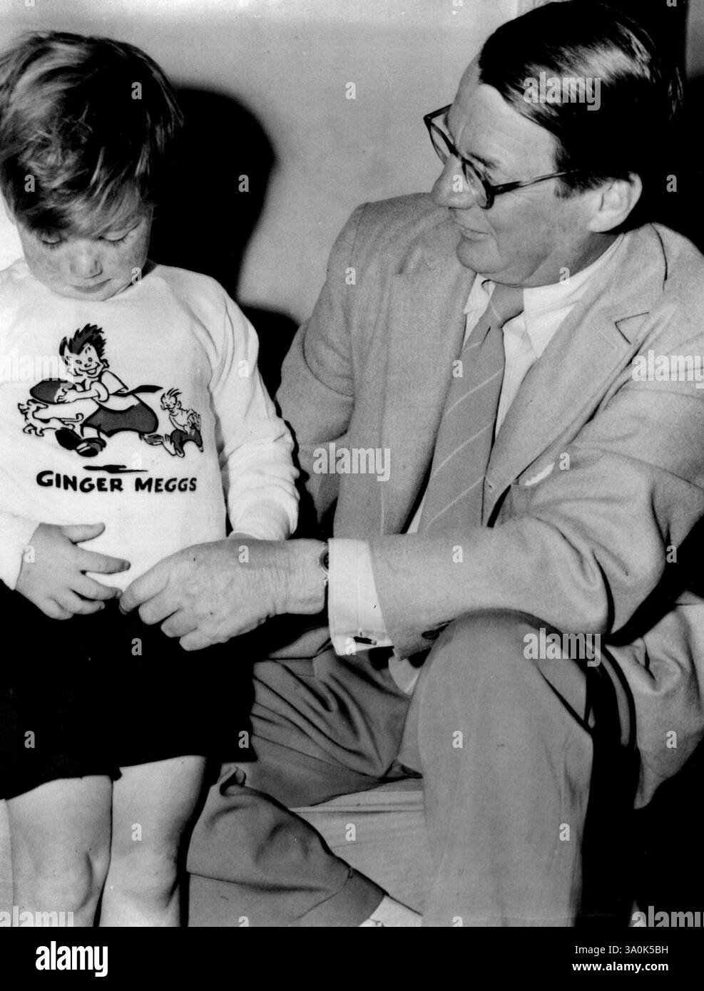 Fascinated -- Five-year-old Gordon Hart couldn't take his eyes off the ...