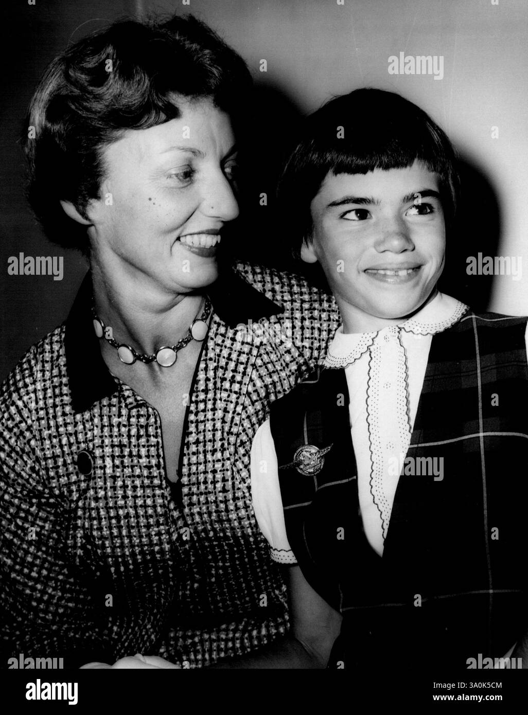 Mrs. J. C. Bancks and her Daughter Sheena who arrived in Sydney today ...