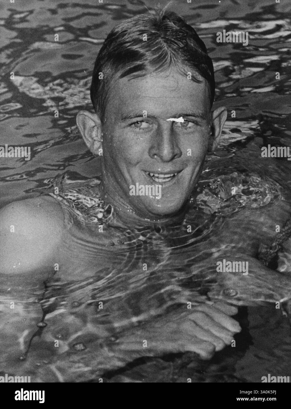 Broke own record Bob Barry at Olympic Pool to-night after breaking own ...