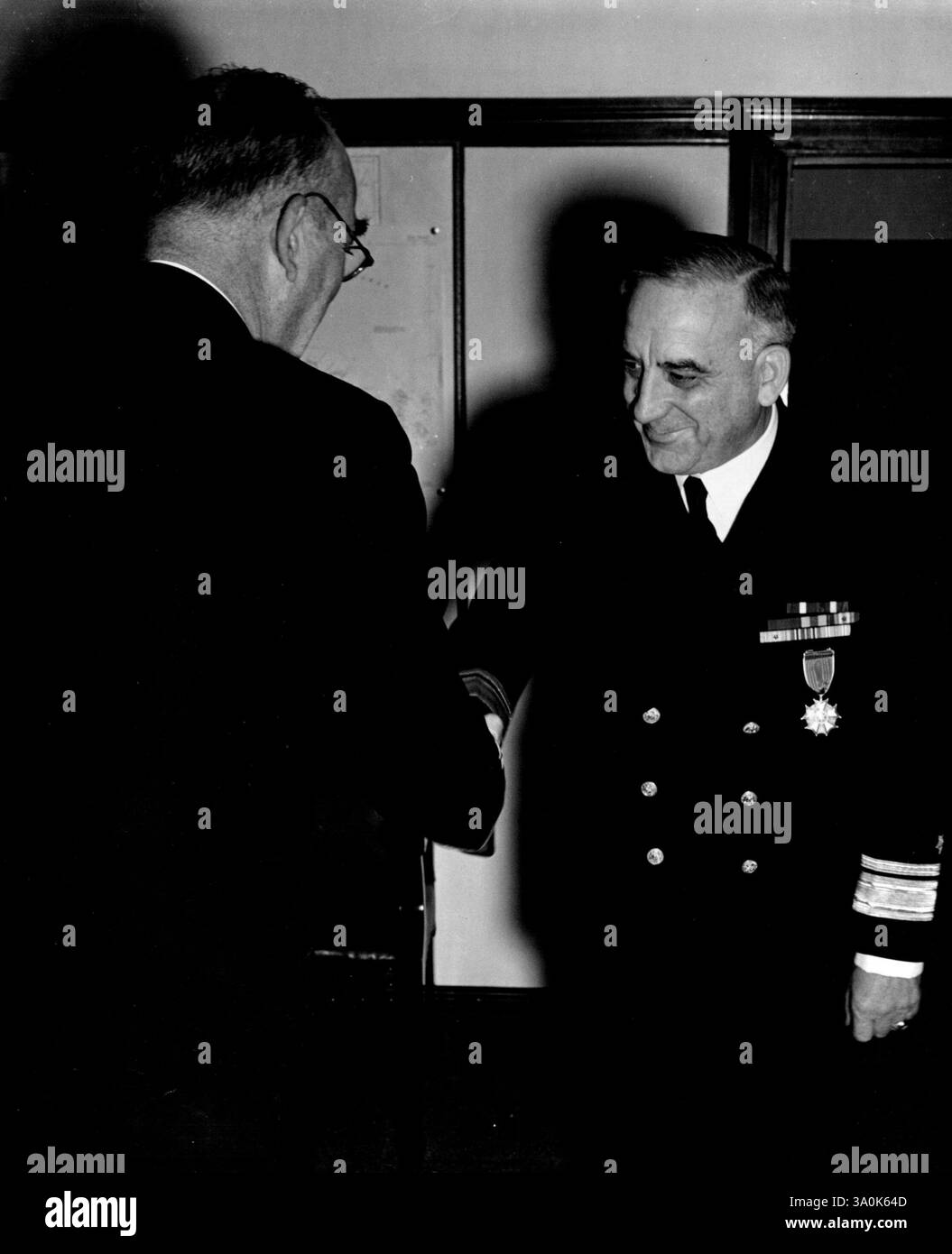 Rear Admiral Daniel E. Barbey, USN, Commander Seventh Amphibious Force ...