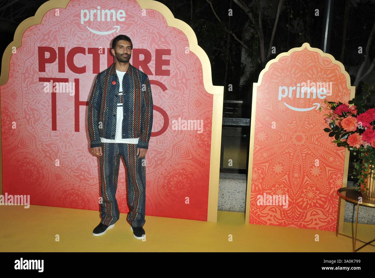 Nikesh Patel at the "Picture This" world film premiere, Barbican Centre ...