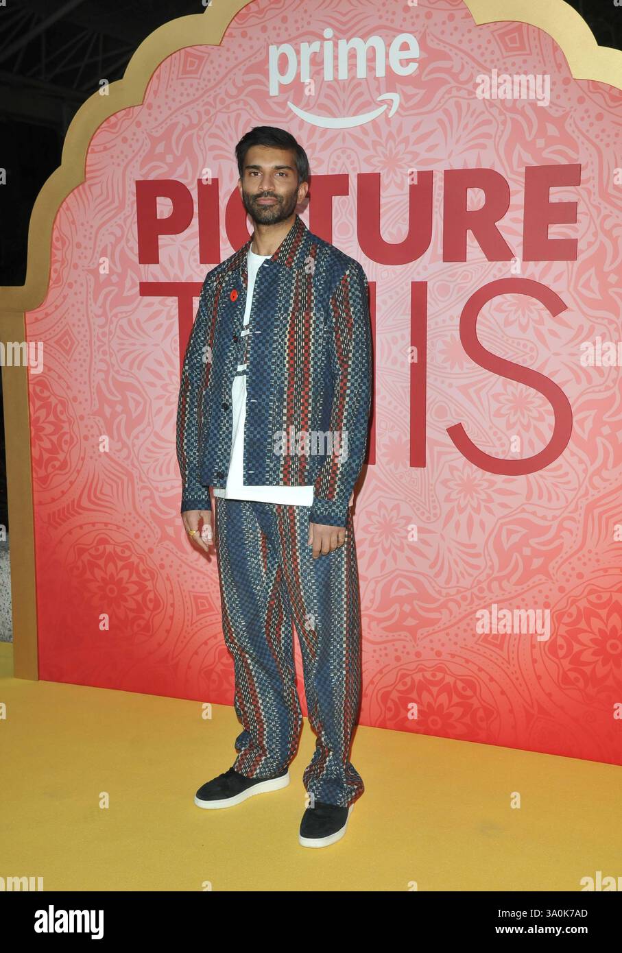 Nikesh Patel at the "Picture This" world film premiere, Barbican Centre ...