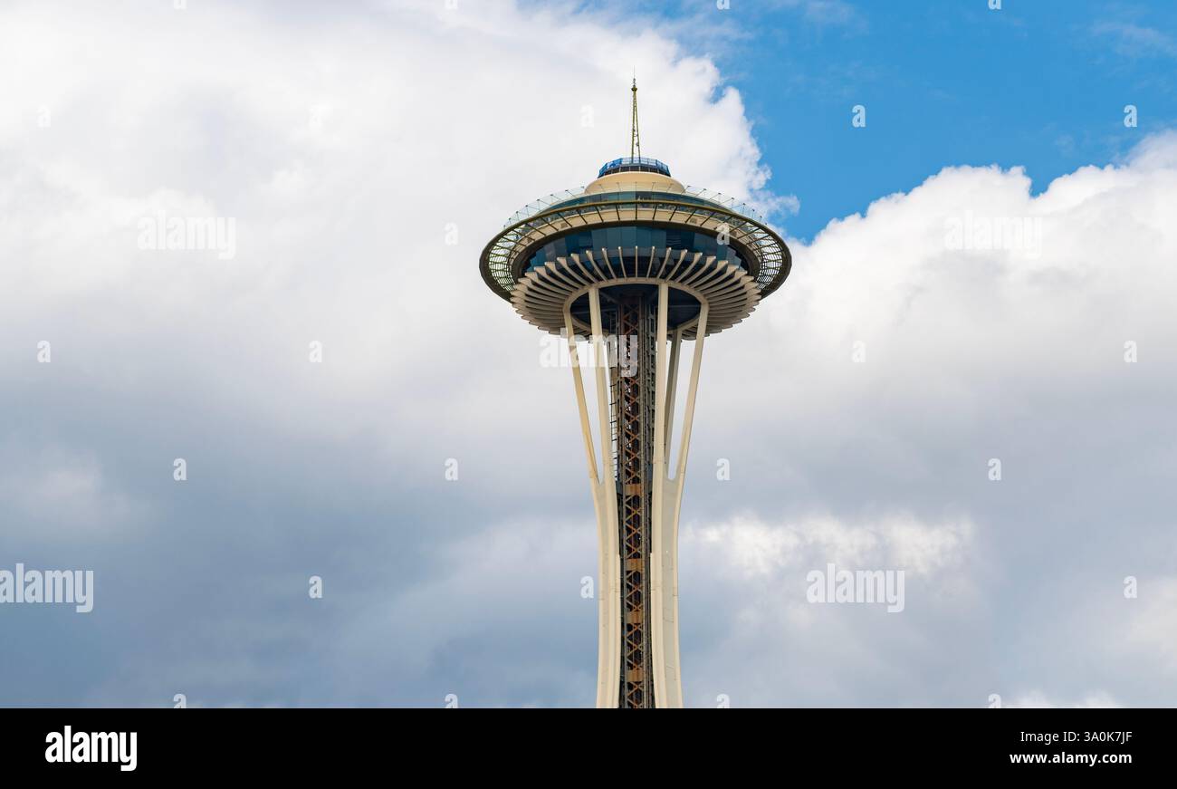 Seattle, Washington, USA - July 26, 2024: Seattle landmark. Space ...