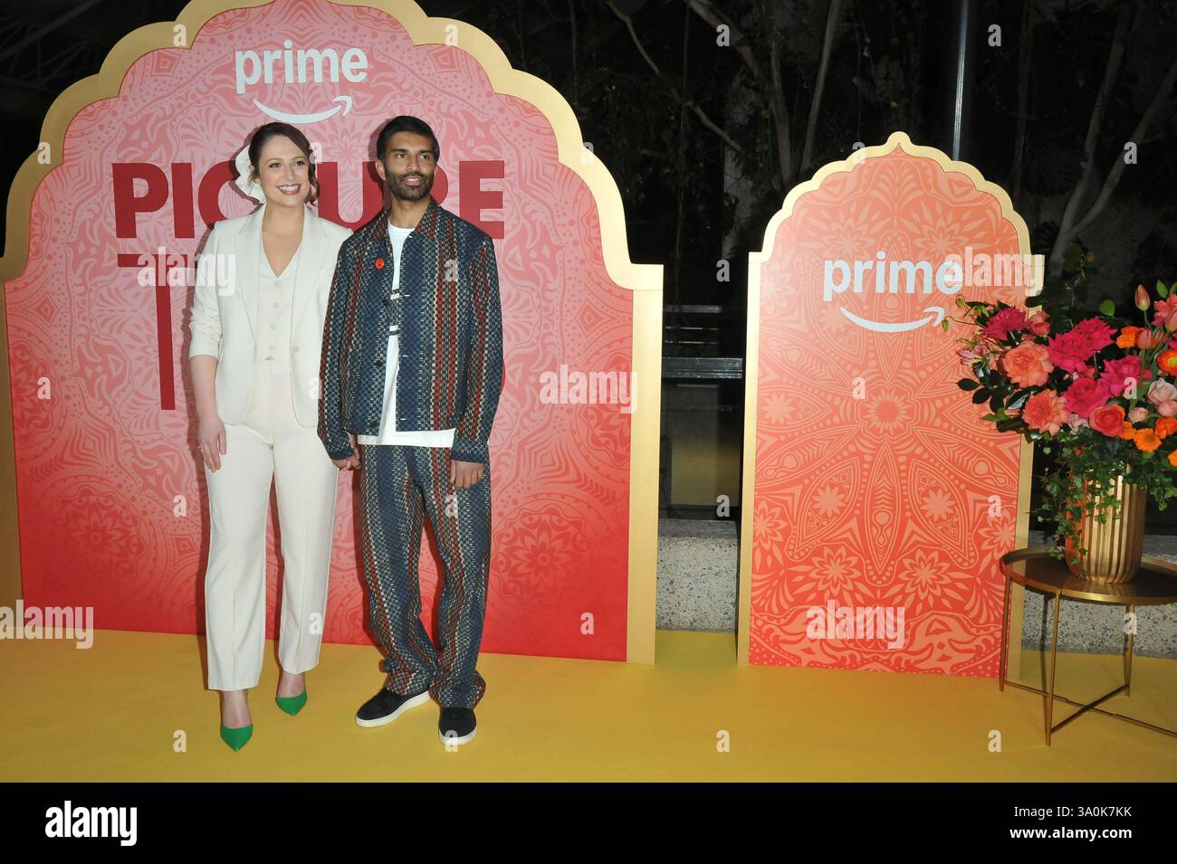 Nicola Thorp and Nikesh Patel at the "Picture This" world film premiere ...