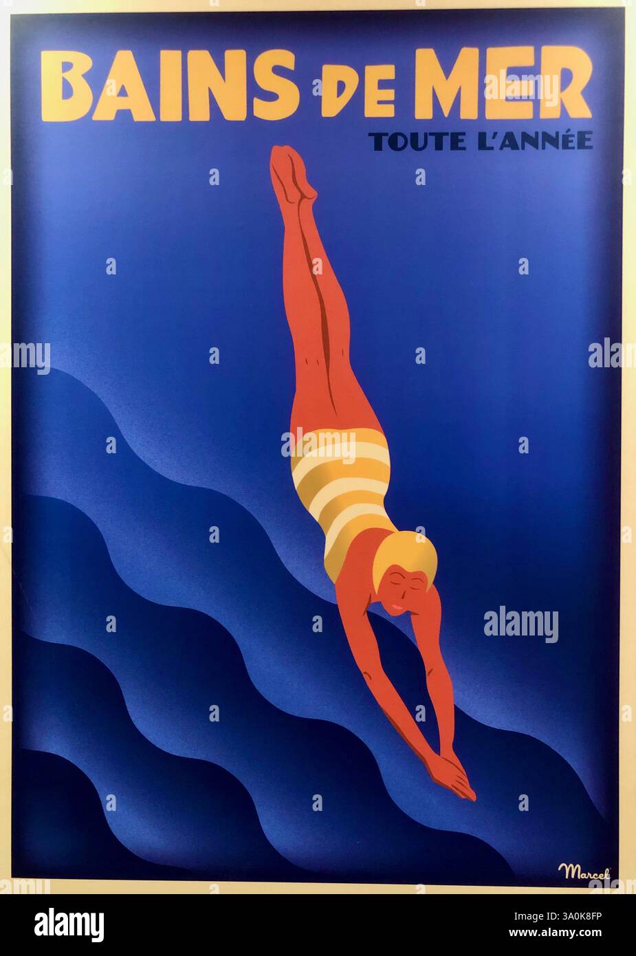 A piece of artwork, on the new Saint-Malo, cross channel ferry, owned ...