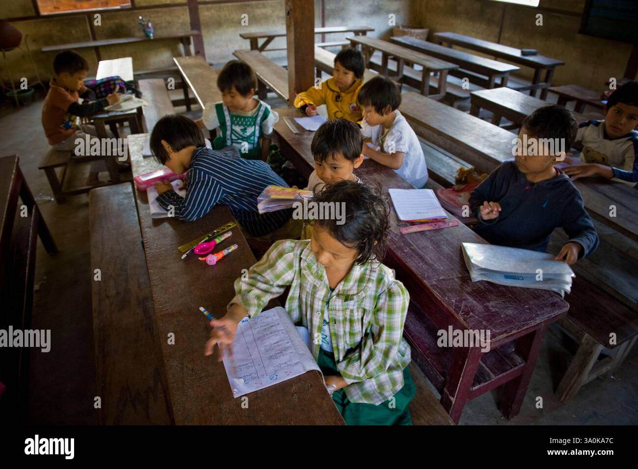 Myanmar, Amarapura, local school Stock Photo - Alamy