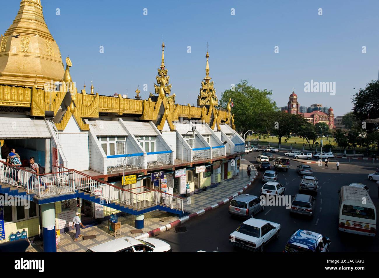 Myanmar, Yangon, view of the city Stock Photo - Alamy