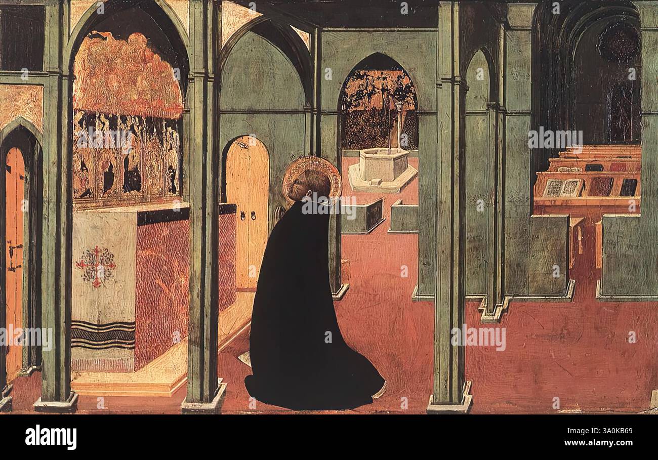 SASSETTA (b. 1394, Siena, d. 1450, Siena) St Thomas Inspired by the ...