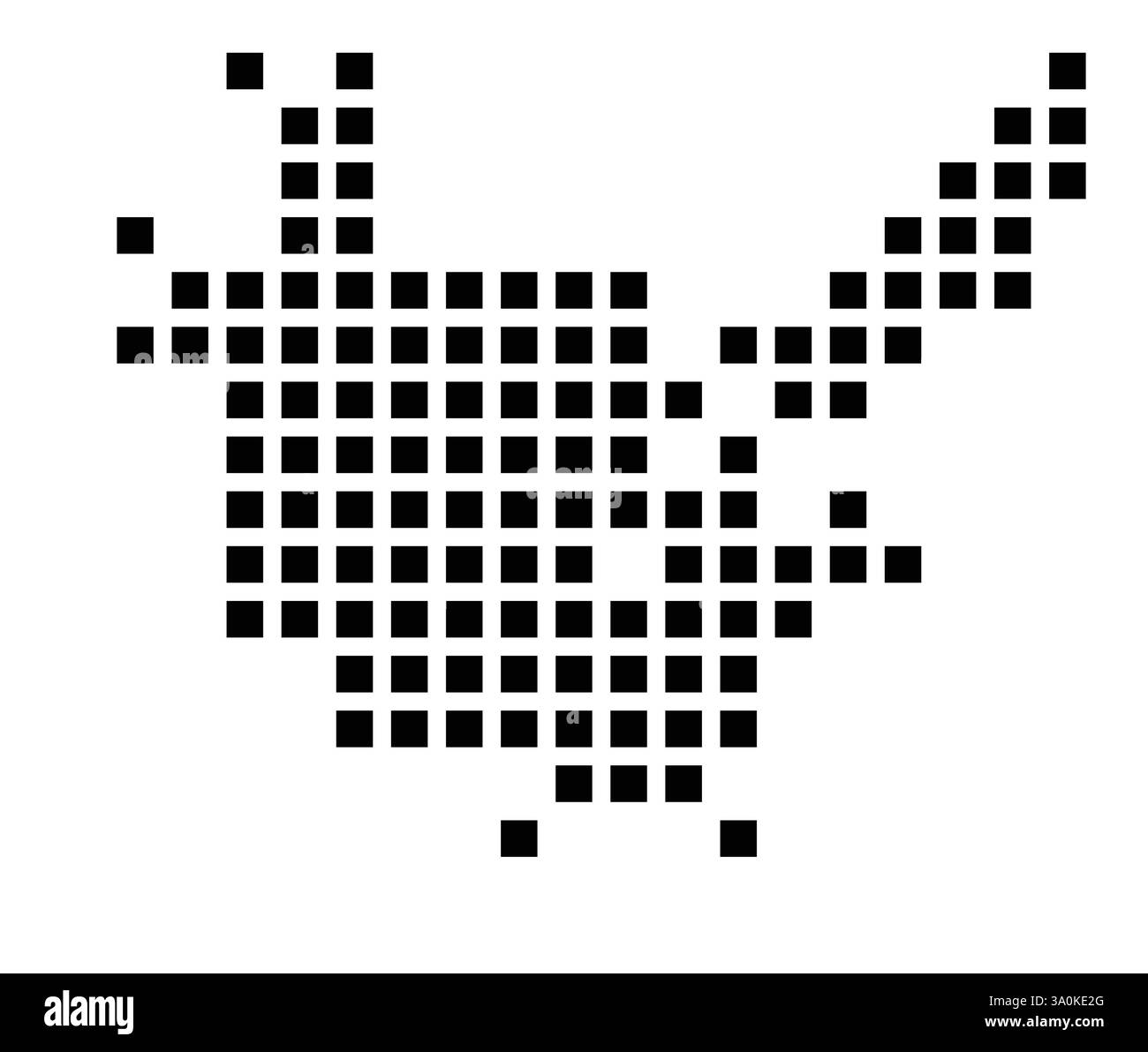 Symbol Map of the City Chico (California) showing the city with a ...