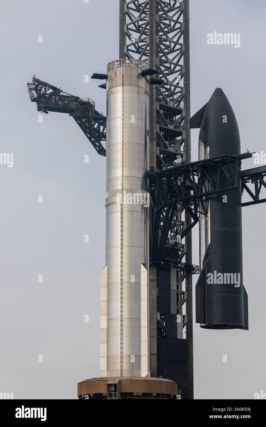 Boca Chica, USA. 04th Mar, 2025. Due to the scrub on March 3rd SpaceX ...