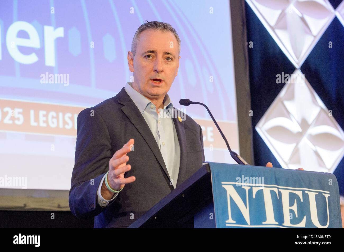Rep. Brian Fitzpatrick, R-Pa., speaks during the opening session of the ...