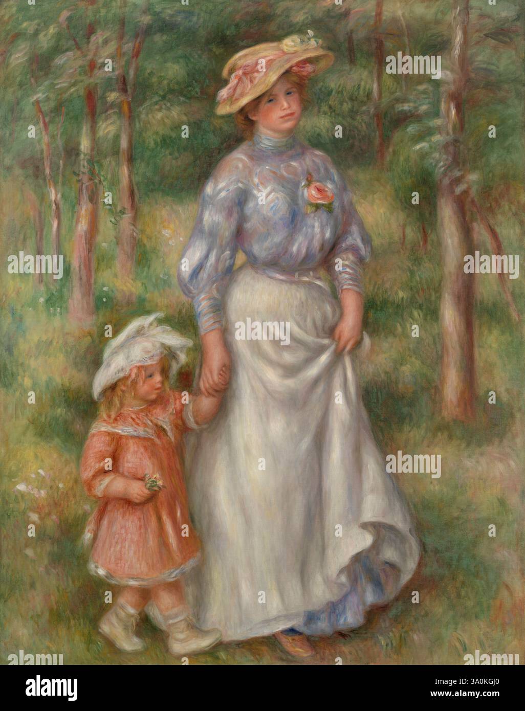 Pierre-Auguste Renoir - Promenade (La Promenade) - BF571 - Barnes ...