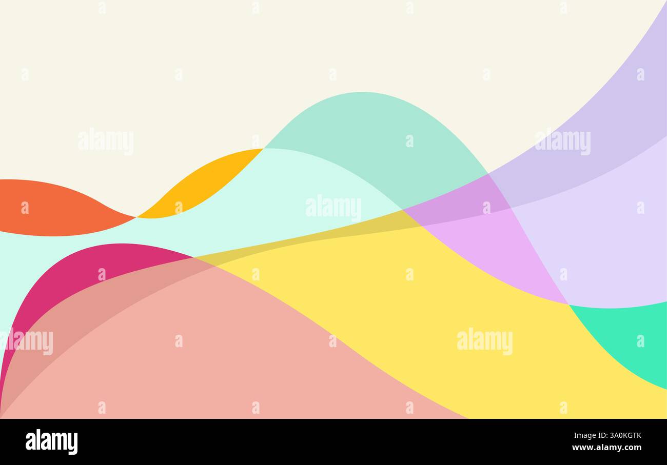 Simple abstract colorful background design. wave or fluid background ...