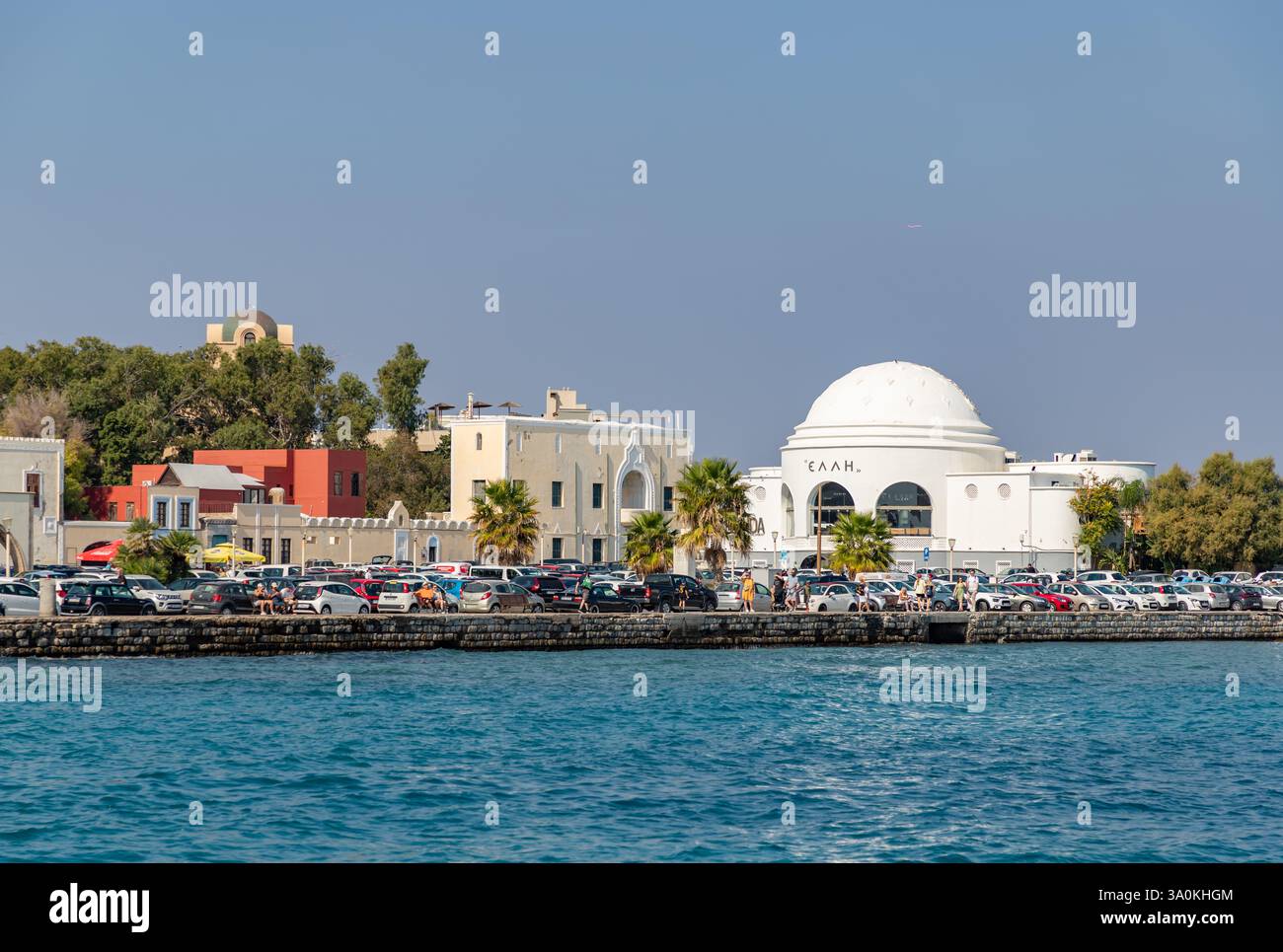 A picture of the Elli World building as seen from across the water, in ...