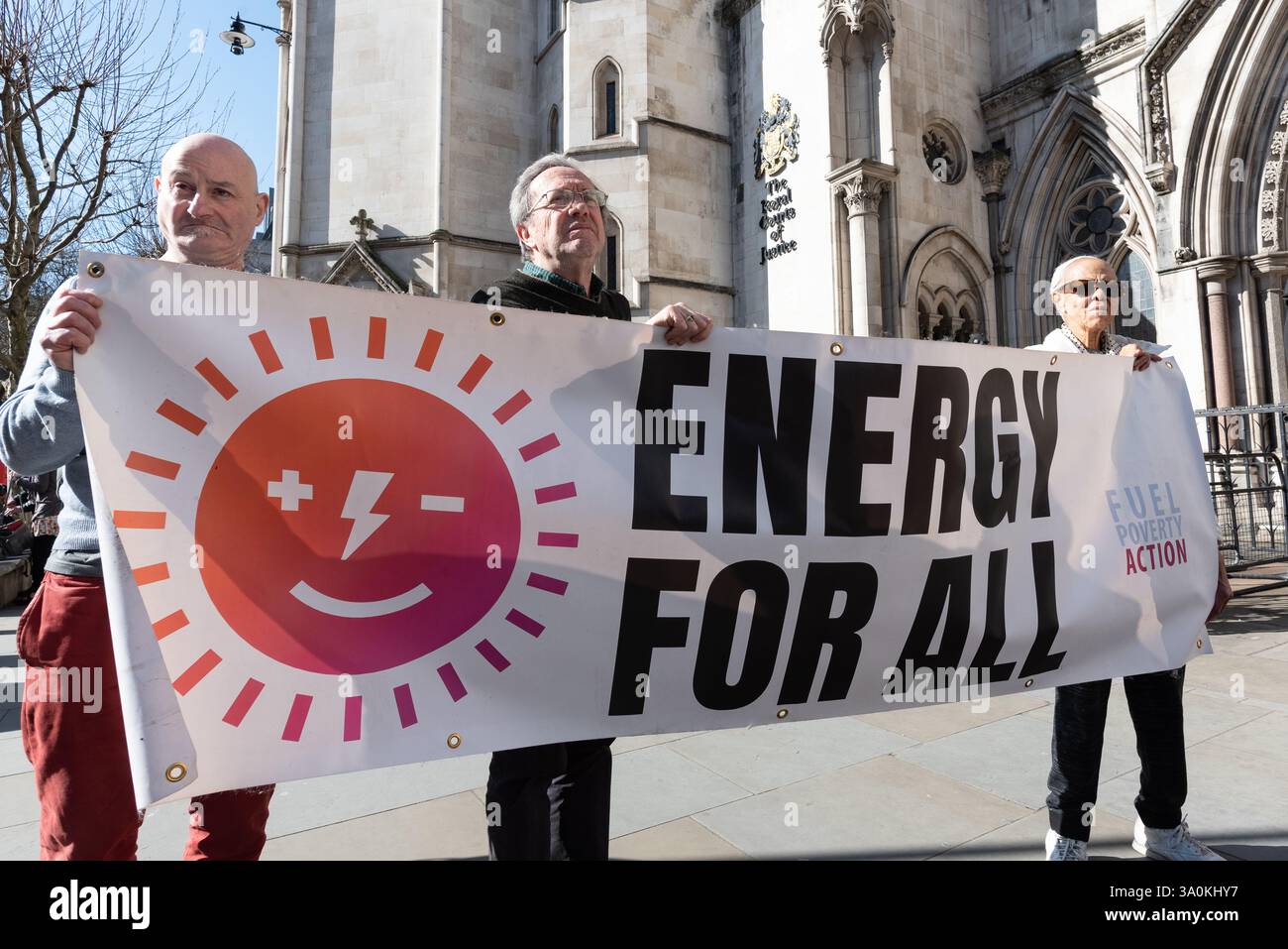 London, UK. 4 March, 2025. Opponents of Net Zero Teesside Power, owned ...
