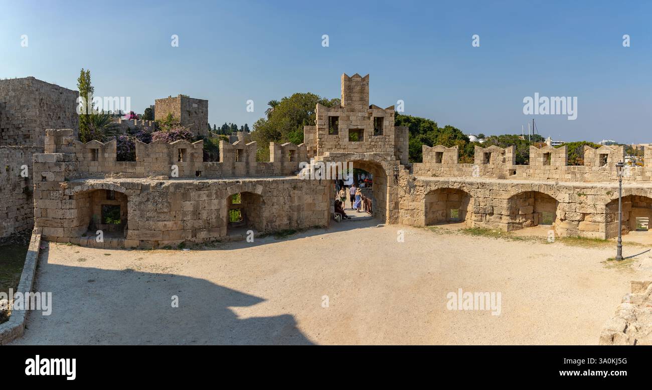 A picture of the Saint Paul's Gate, part of the Medieval Rhodes City ...