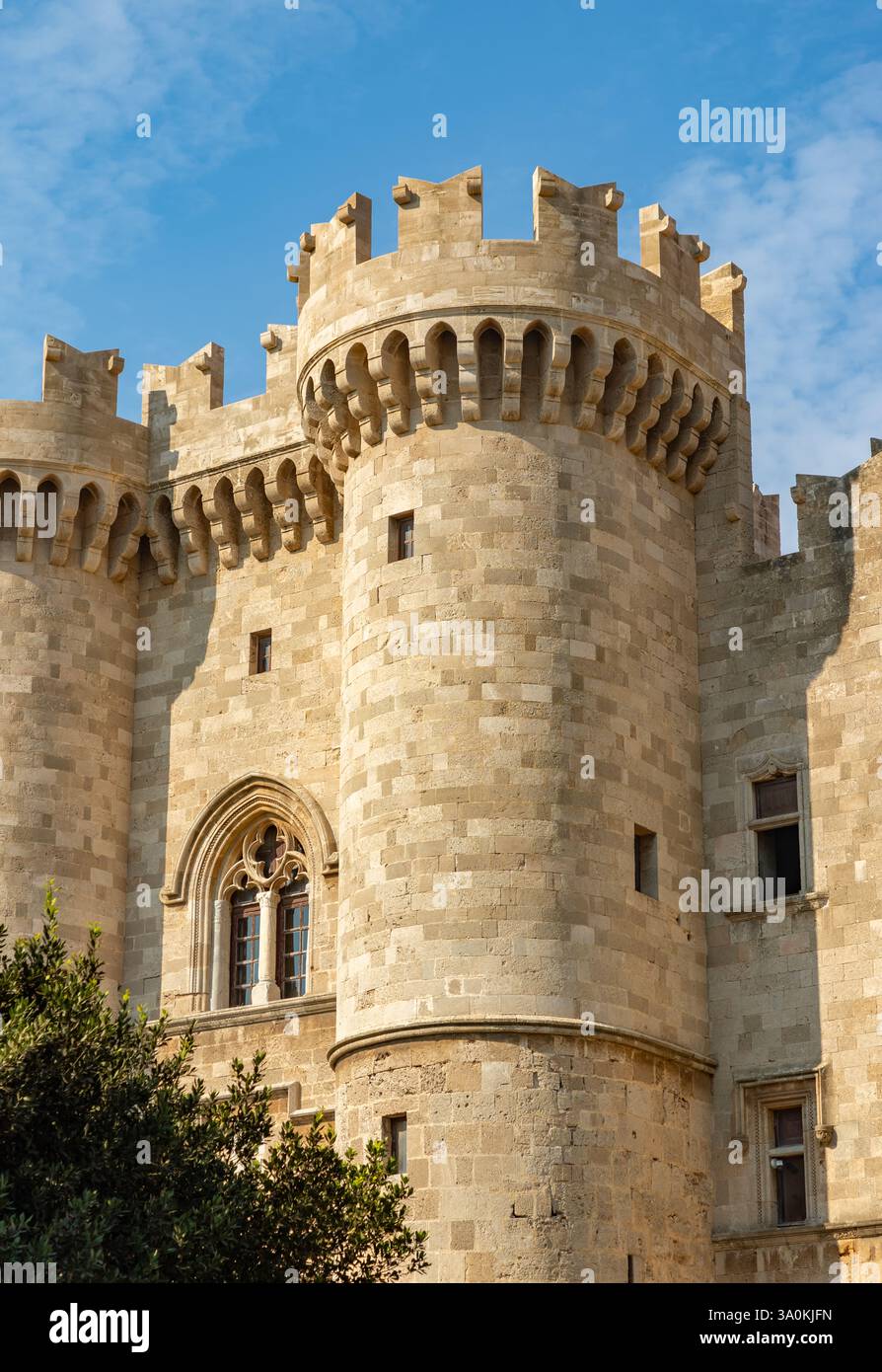 A picture of the Palace of the Grand Master of the Knights of Rhodes ...