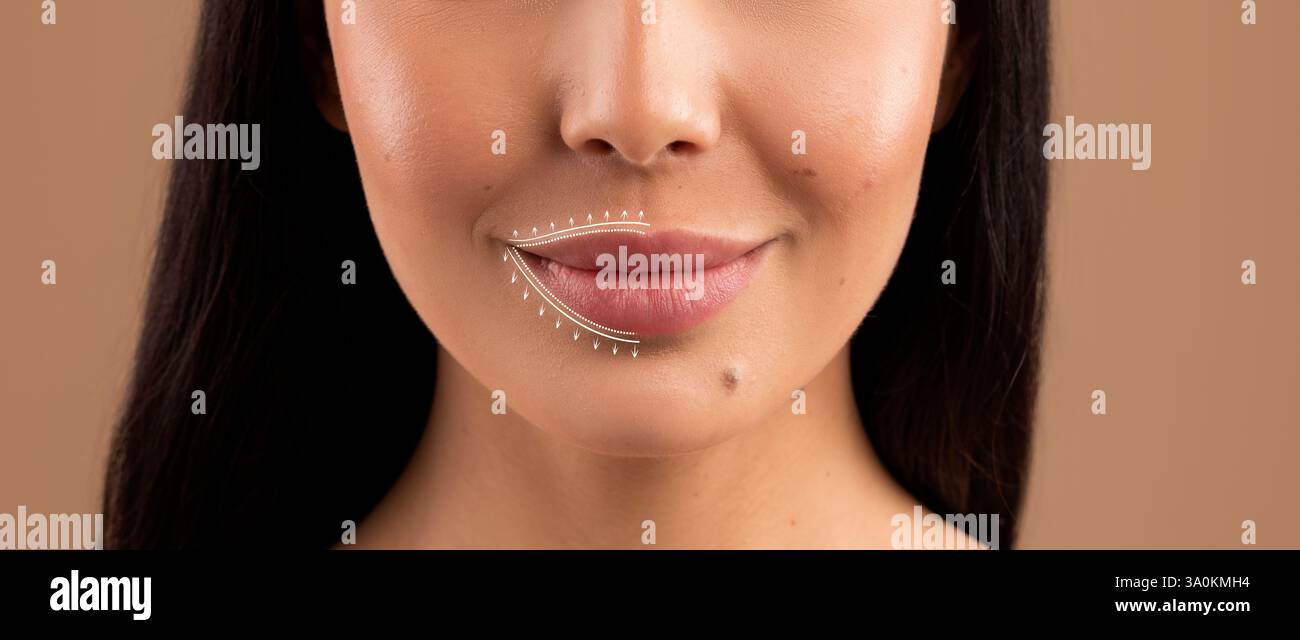 Skin care routine focused on anti-aging and rejuvenation for a woman ...