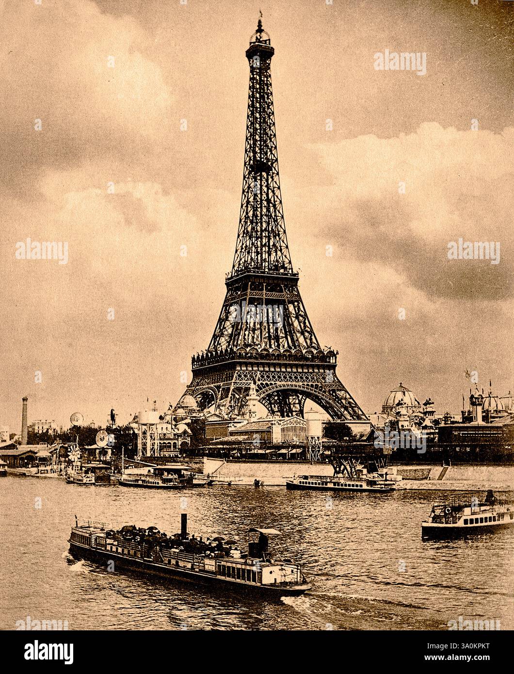 France Paris universal Exposition - 1889 Tour Eiffel Stock Photo - Alamy