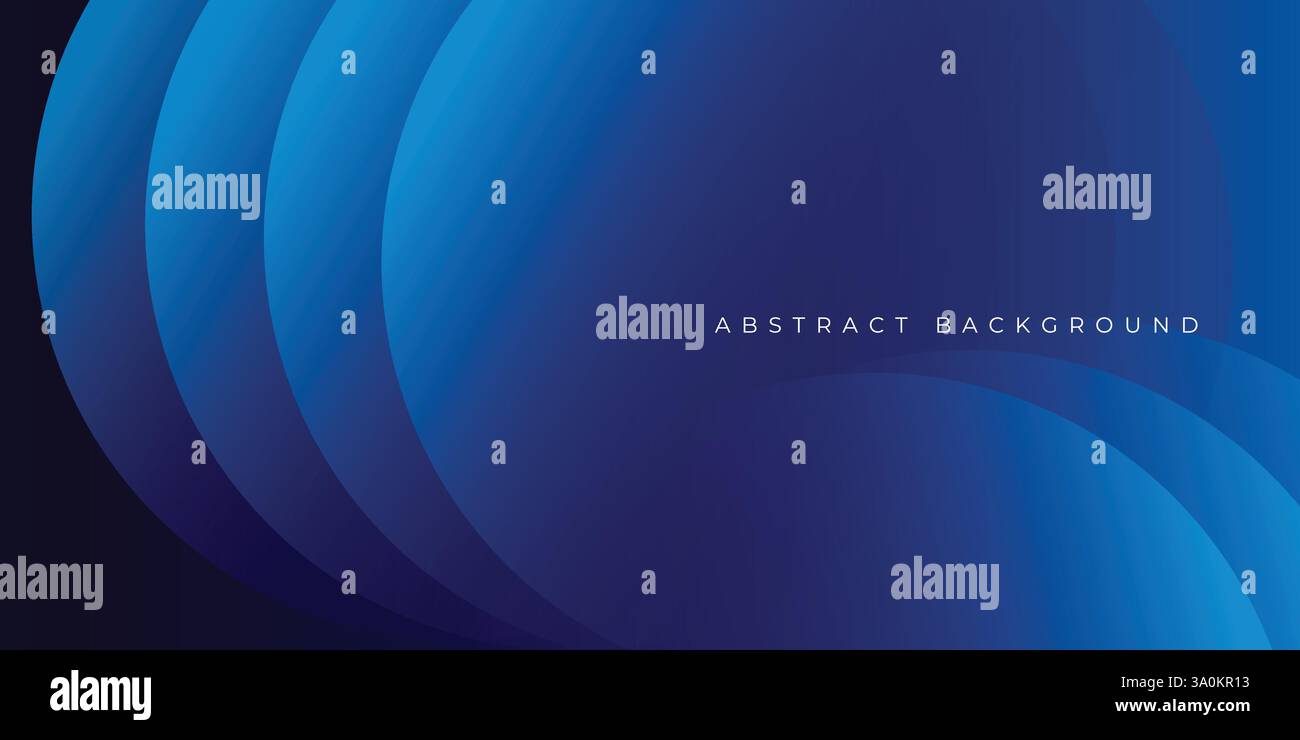 Abstract blue circle background, blue gradient abstract geometric ...