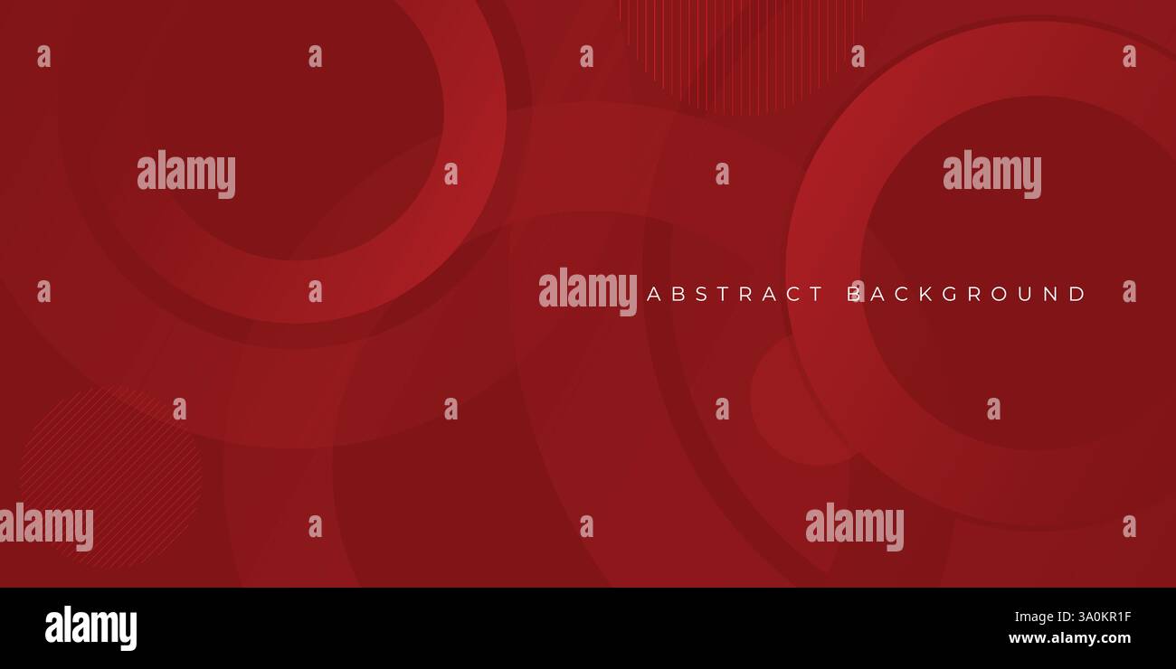 Abstract red circular background. Vector illustration Stock Vector ...