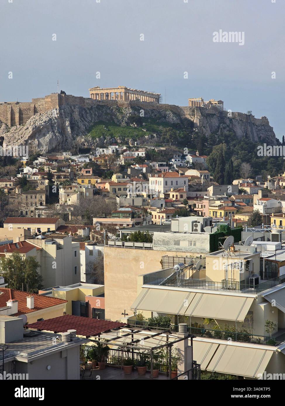 Athens, February 28, 2025: The Temple of Hephaestus, an ancient Greek ...