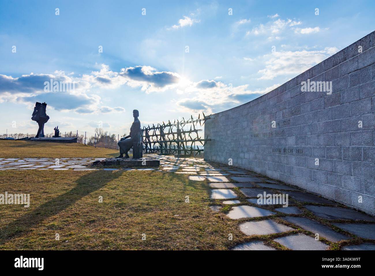 Mauthausen: Mauthausen concentration camp, memorial of the GDR in Donau ...