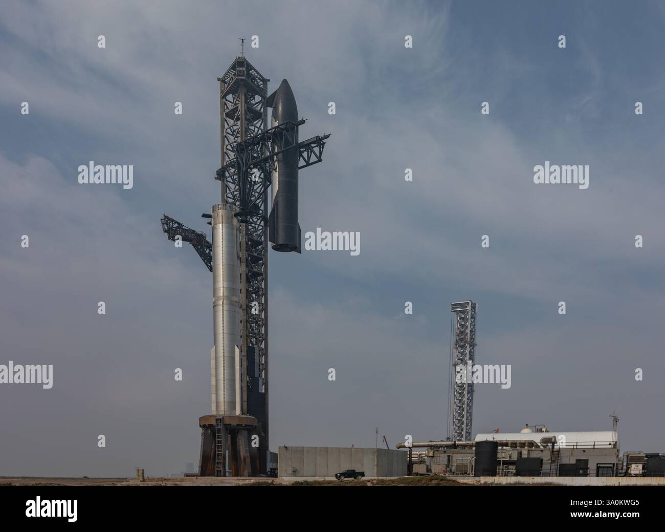 Boca Chica, USA. 04th Mar, 2025. Due to the scrub on March 3rd SpaceX ...