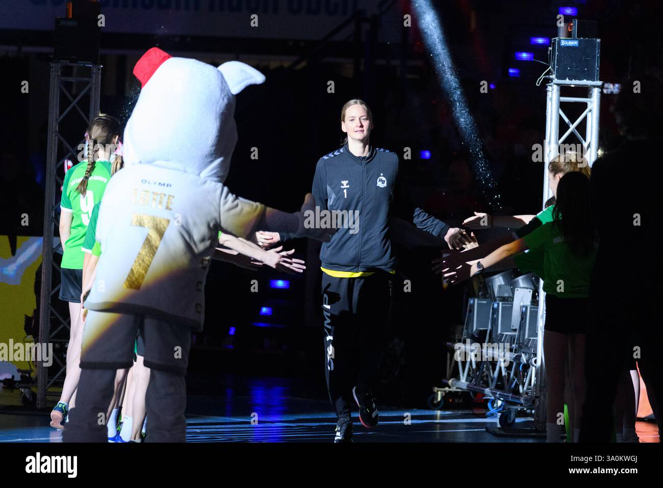 Stuttgart, Germany, March 2nd 2025: Goalkeeper Johanna Bundsen (1 HB ...