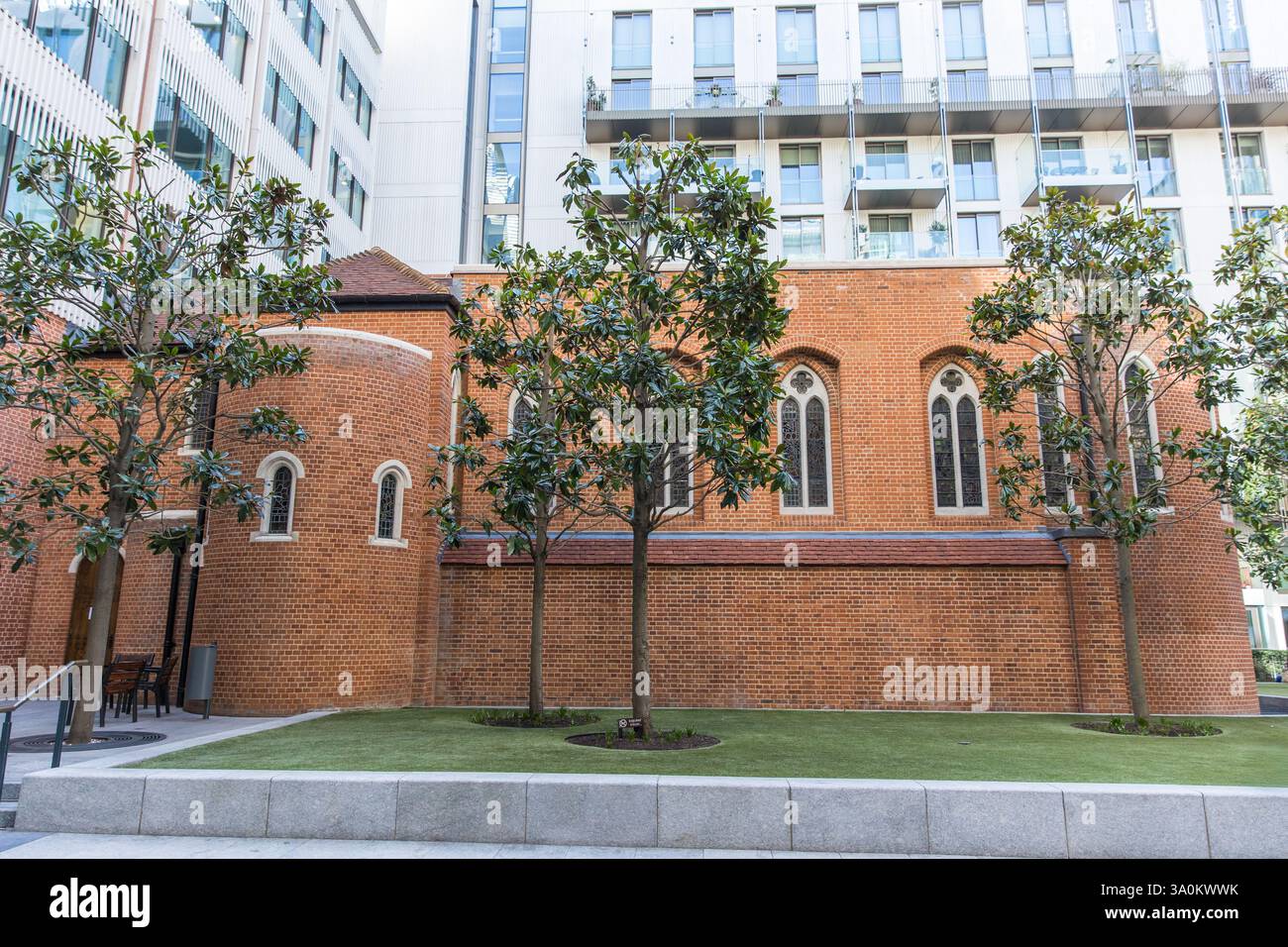 Fitzrovia Chapel London Stock Photo - Alamy