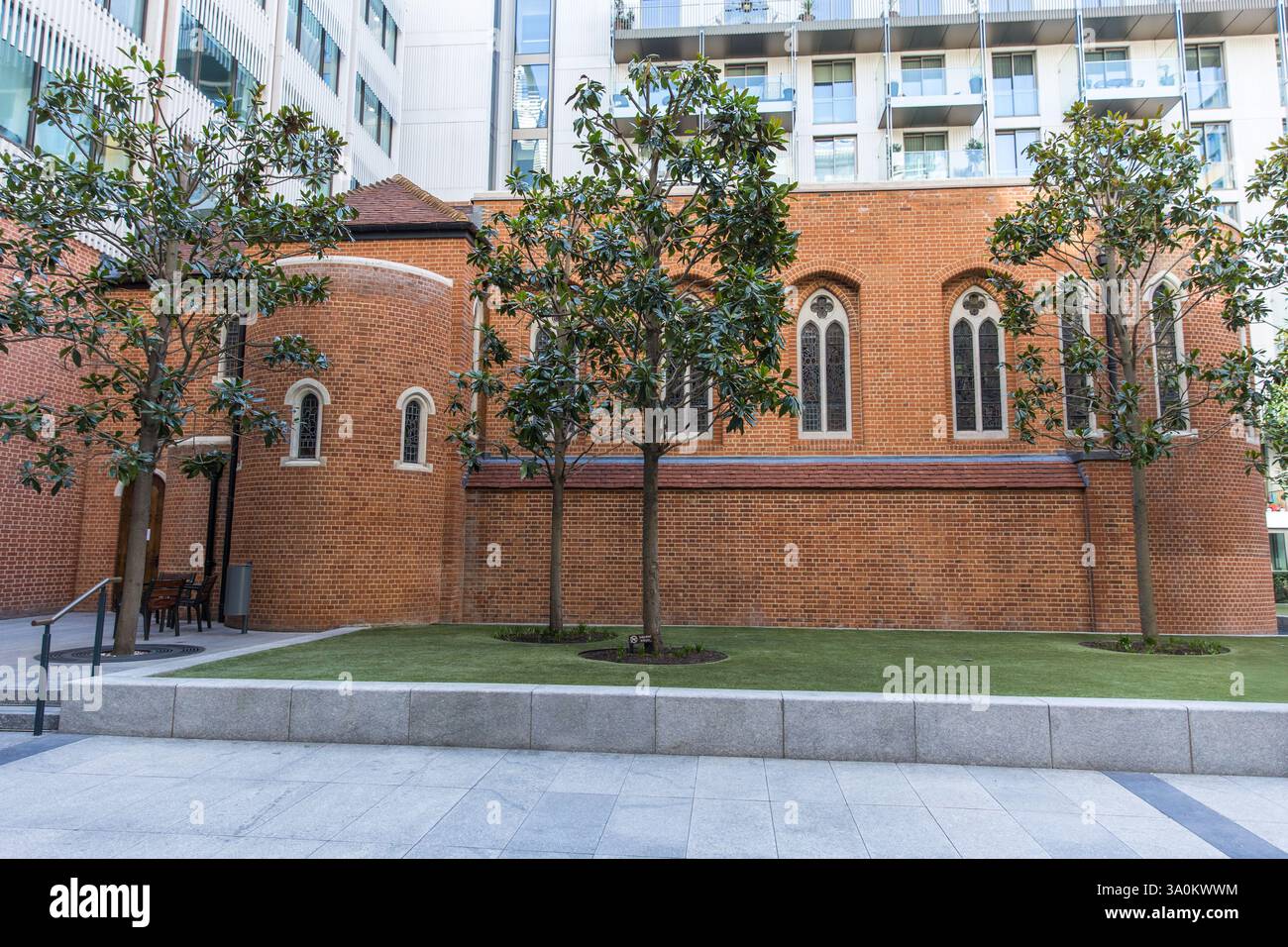 Fitzrovia Chapel London Stock Photo - Alamy