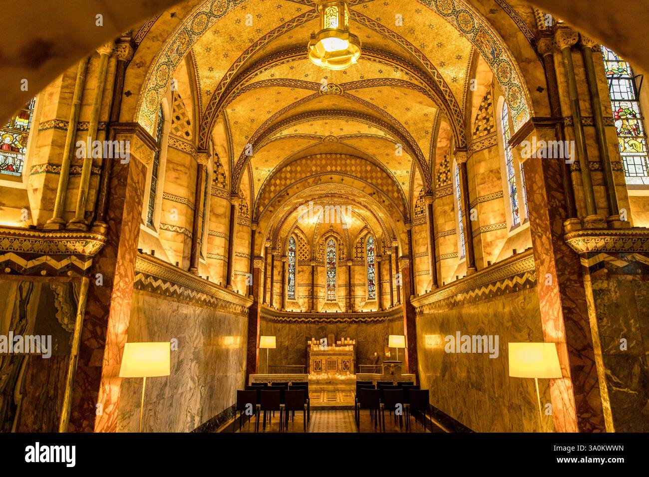 Fitzrovia Chapel, inside Stock Photo - Alamy