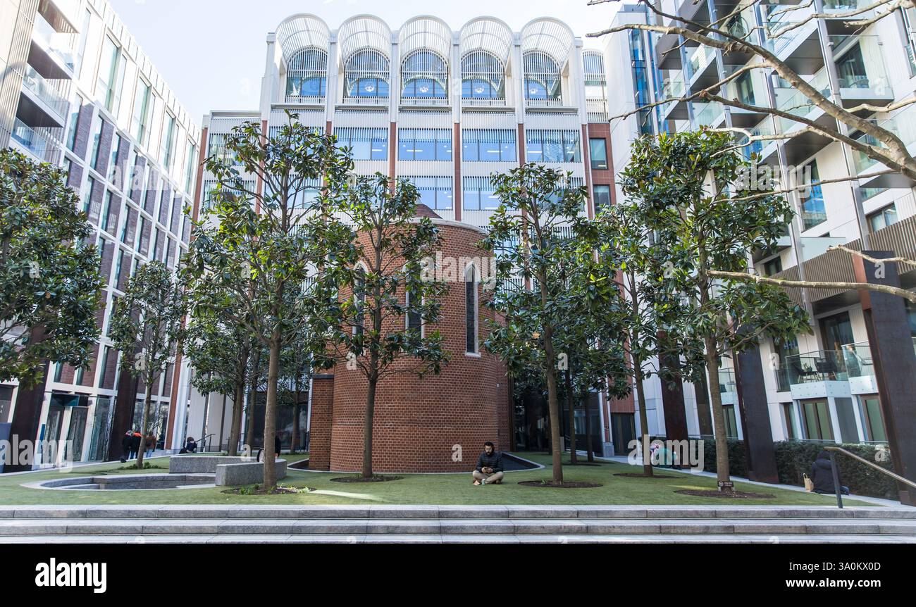 Fitzrovia Chapel London Stock Photo - Alamy