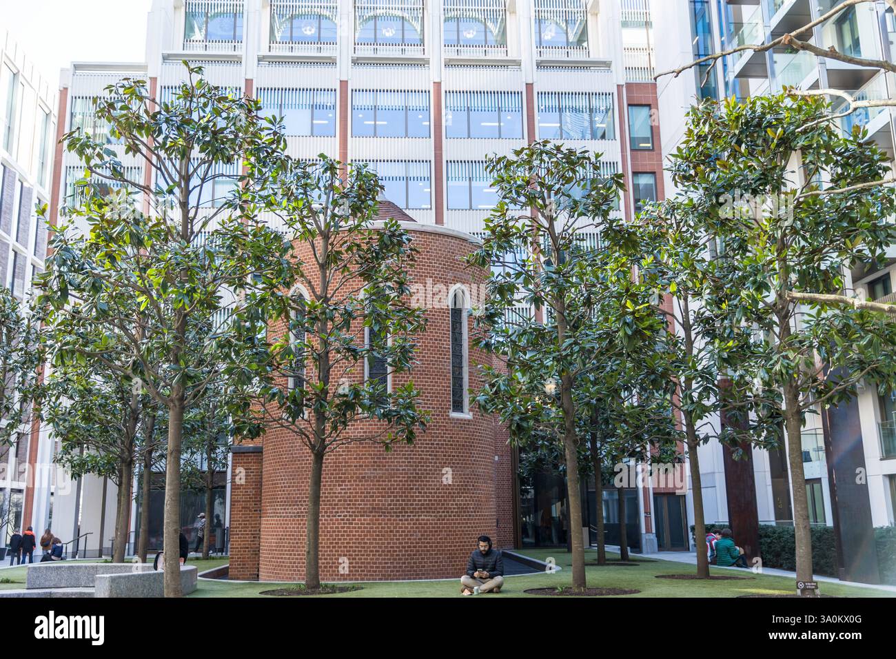 Fitzrovia Chapel London Stock Photo - Alamy