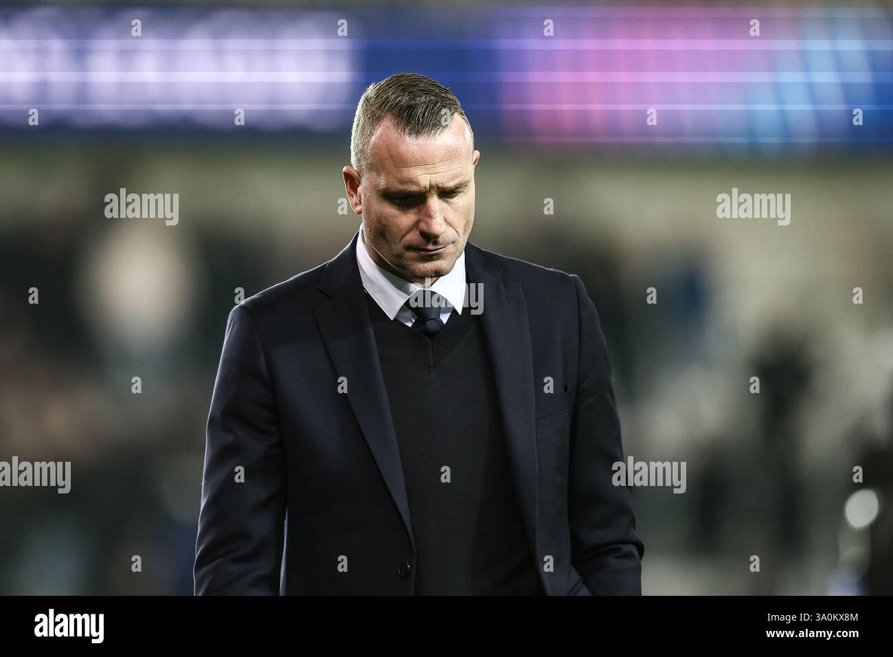 Club Brugge head coach Nicky Hayen during the UEFA Champions League ...